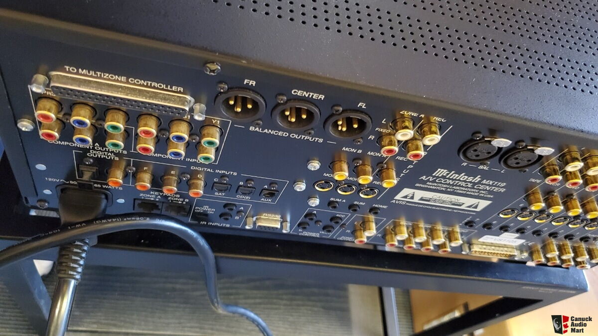 McIntosh MX119 Processor Preamplifier *Please read Photo #3832123 - US ...