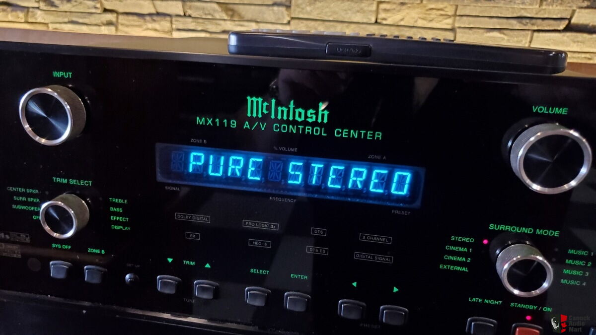 McIntosh MX119 Processor Preamplifier *Please read Photo #3832116 - US ...