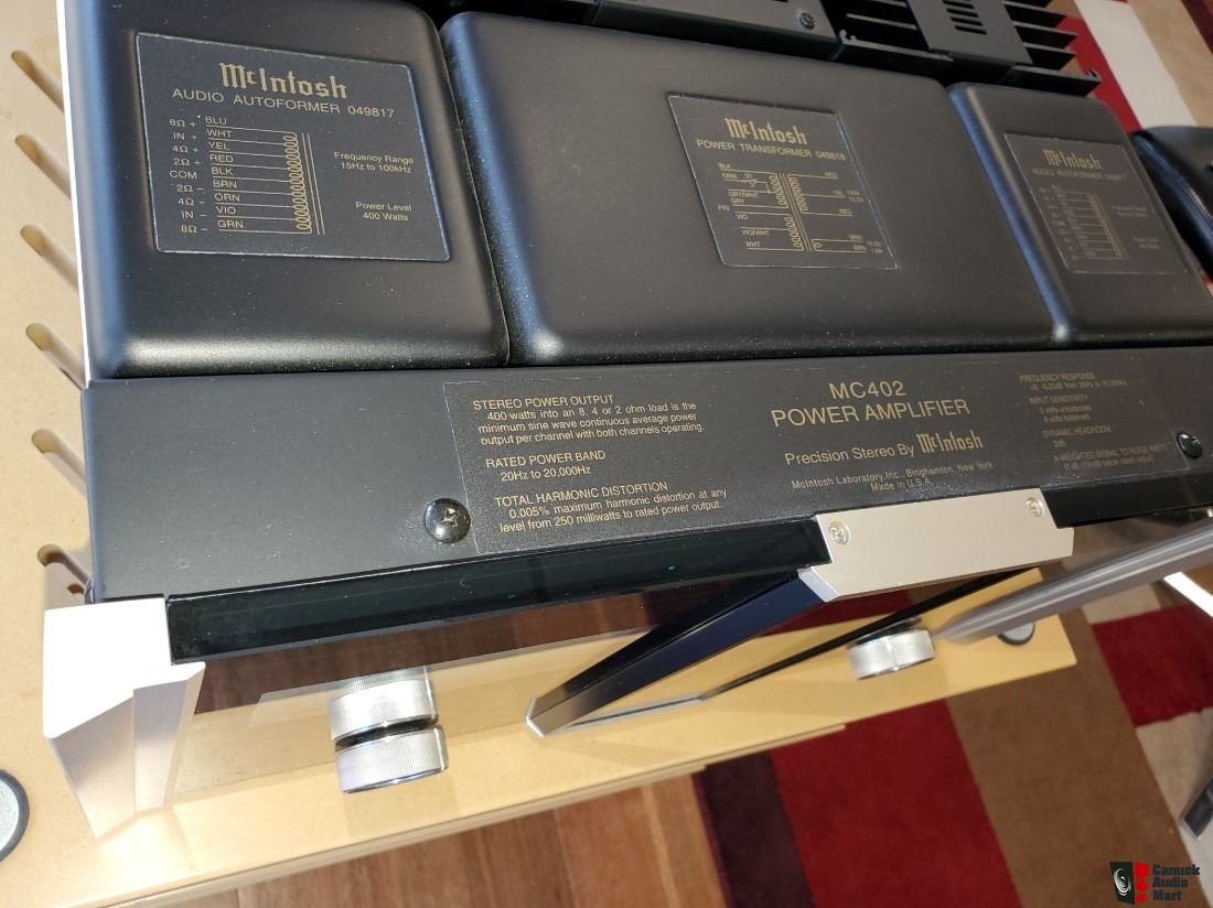 McIntosh MC402 power amplifier PENDING Photo #3832134 - US Audio Mart