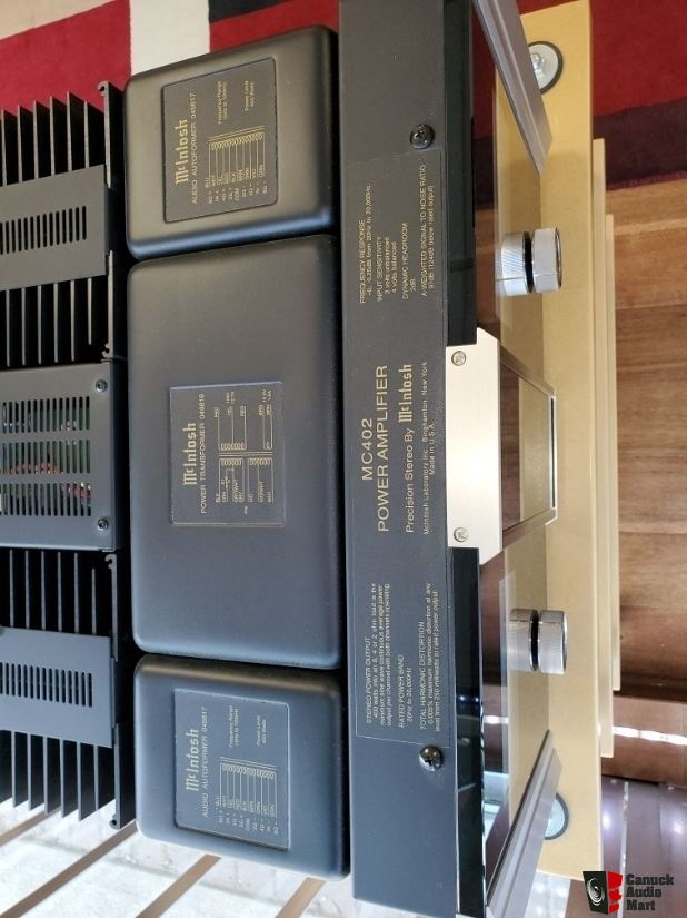 McIntosh MC402 power amplifier PENDING Photo #3832134 - US Audio Mart