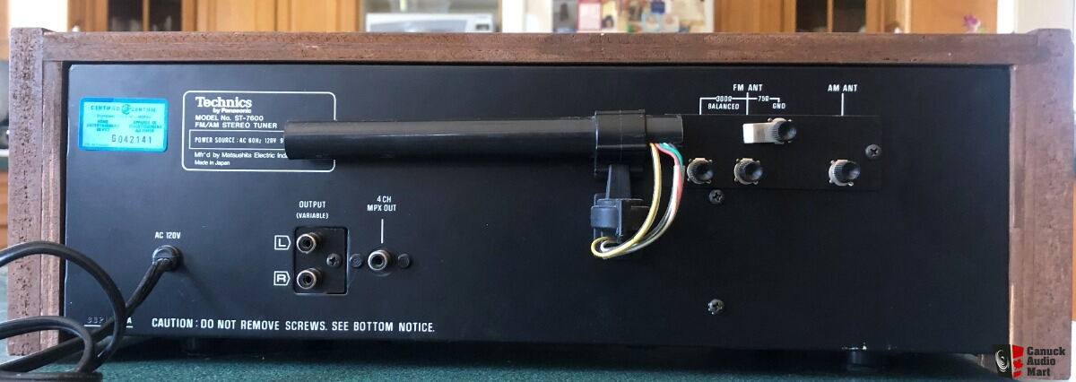 Technics ST-7600 Tuner Photo #3832299 - Canuck Audio Mart