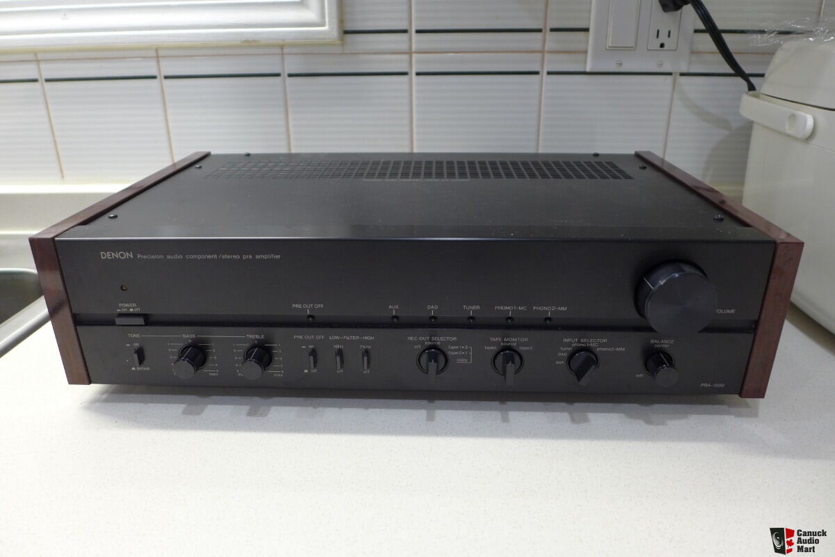 Denon Percision Audio Preamp PRA-1000 MC/MM Phono CD Preamp Photo ...