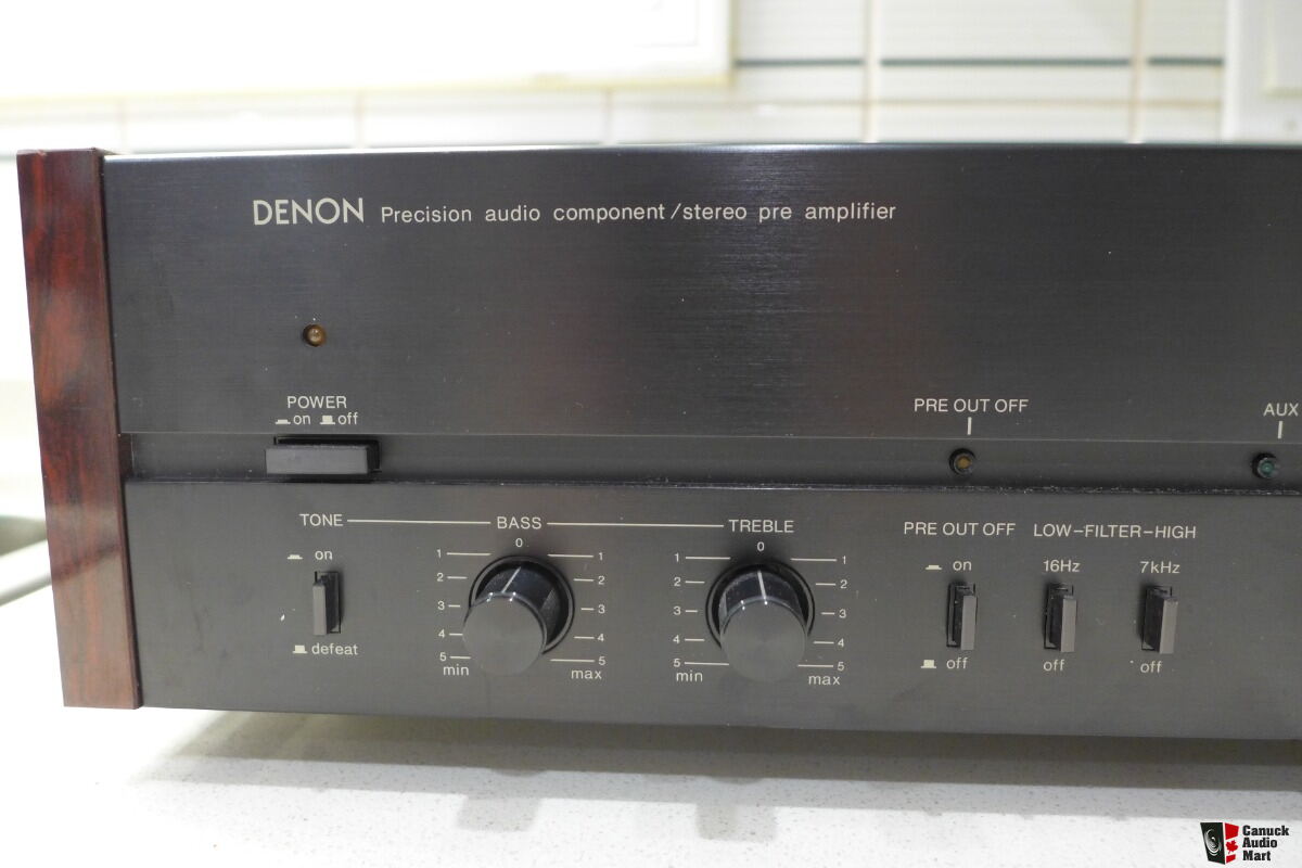 Denon Percision Audio Preamp PRA-1000 MC/MM Phono CD Preamp Photo ...