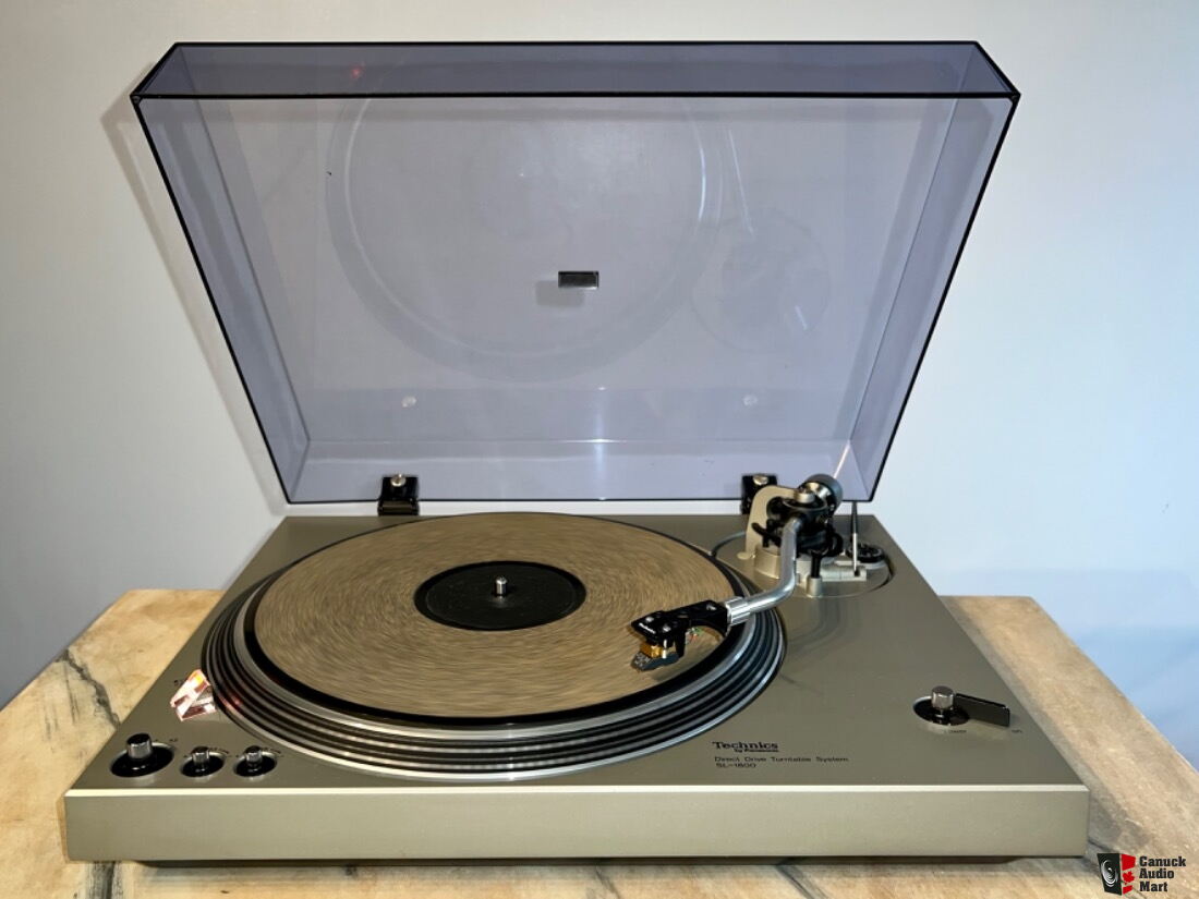 Refurbished 1977 Technics 1800 Direct Drive Turntable w/ ADC Gold XLM ...