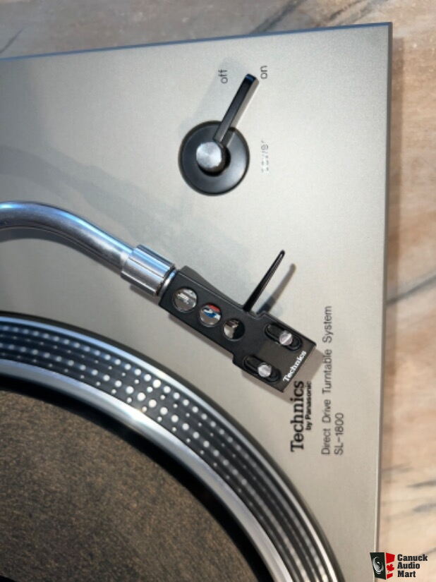 Refurbished 1977 Technics SL 1800 Direct Drive Turntable w/ ADC Gold ...