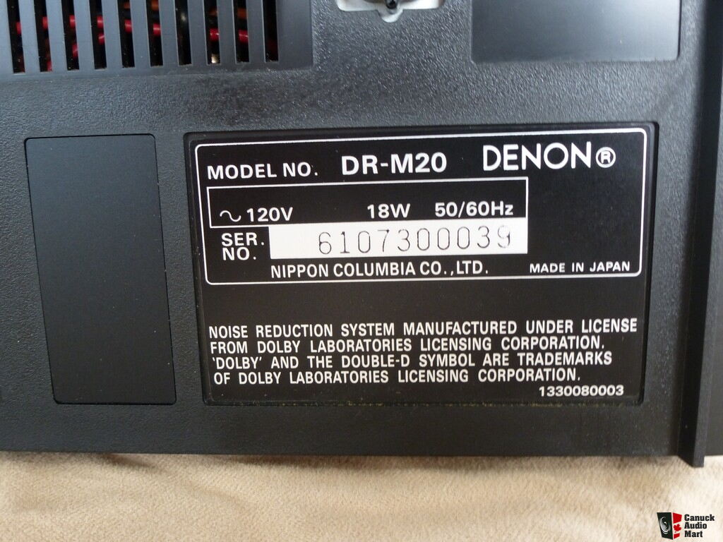 Denon DRM-20 3 Head Cassette Deck - Parts or Repair - Pending to Clem ...