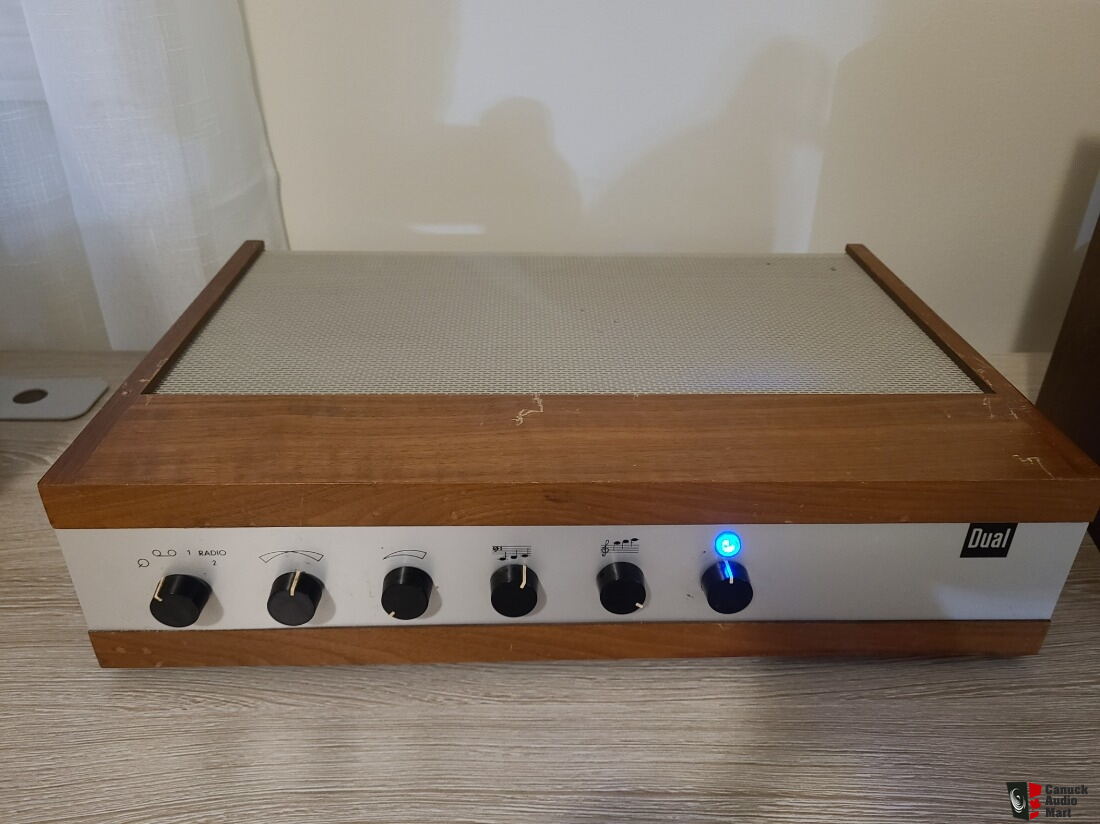 Dual CV-1 tube integrated amp with Technics SB-40 speakers Photo ...