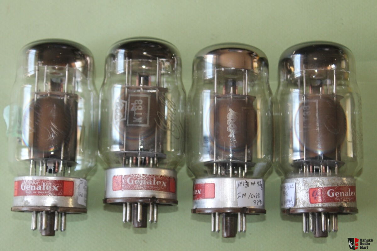 Quad KT88 tubes Genalex Gold Monarch / Gold Lion Photo #3835248 - UK ...