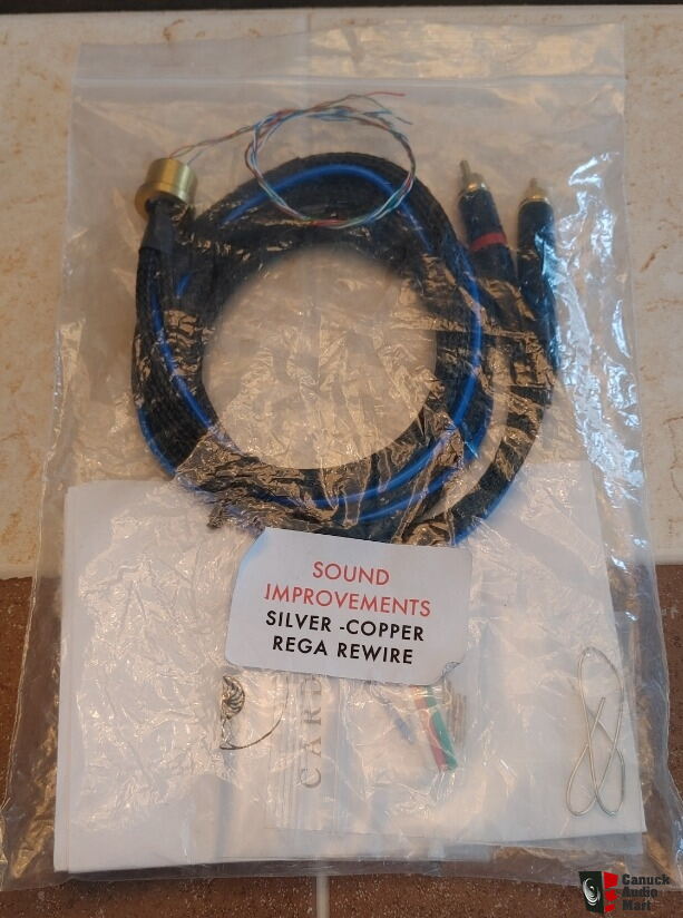 Sound Improvements Silver Plated Copper Rewire Kit For REGA Turntable ...