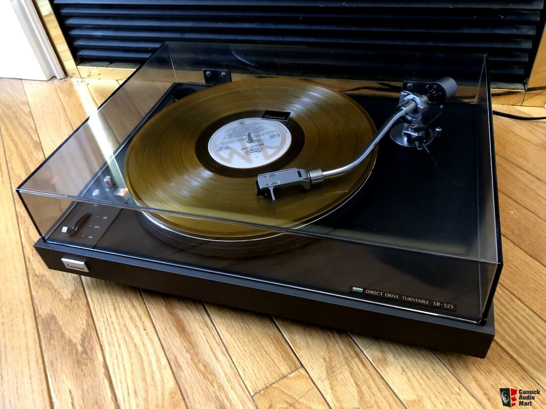 Sansui SR-525 Direct Drive Manual Turntable in Truly Pristine Condition ...