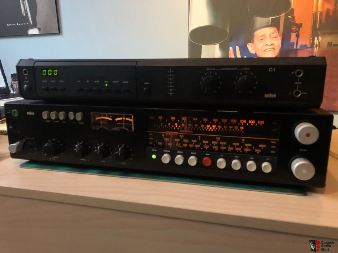 Braun Regie 510 Stereo Receiver & C1 Cassette Deck (Vintage) Photo ...