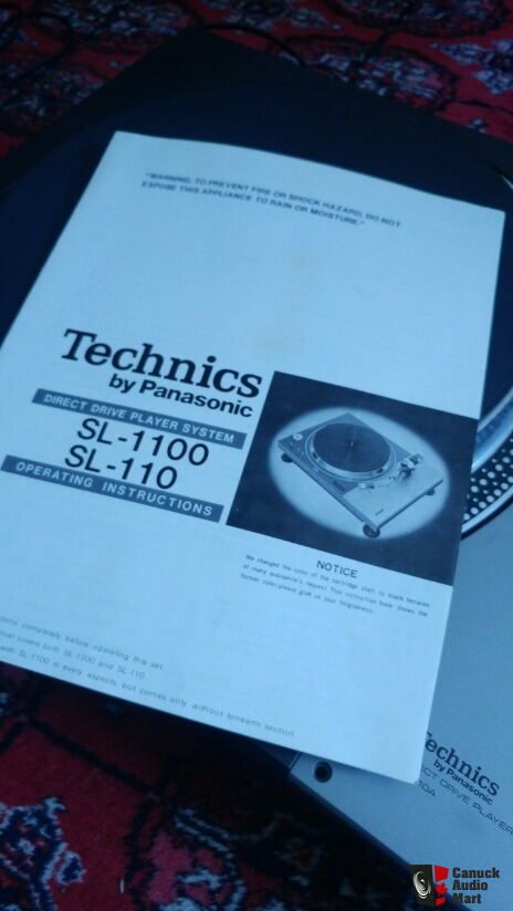 Technics SL-110 Turntable The Beast! Photo #3848128 - UK Audio Mart