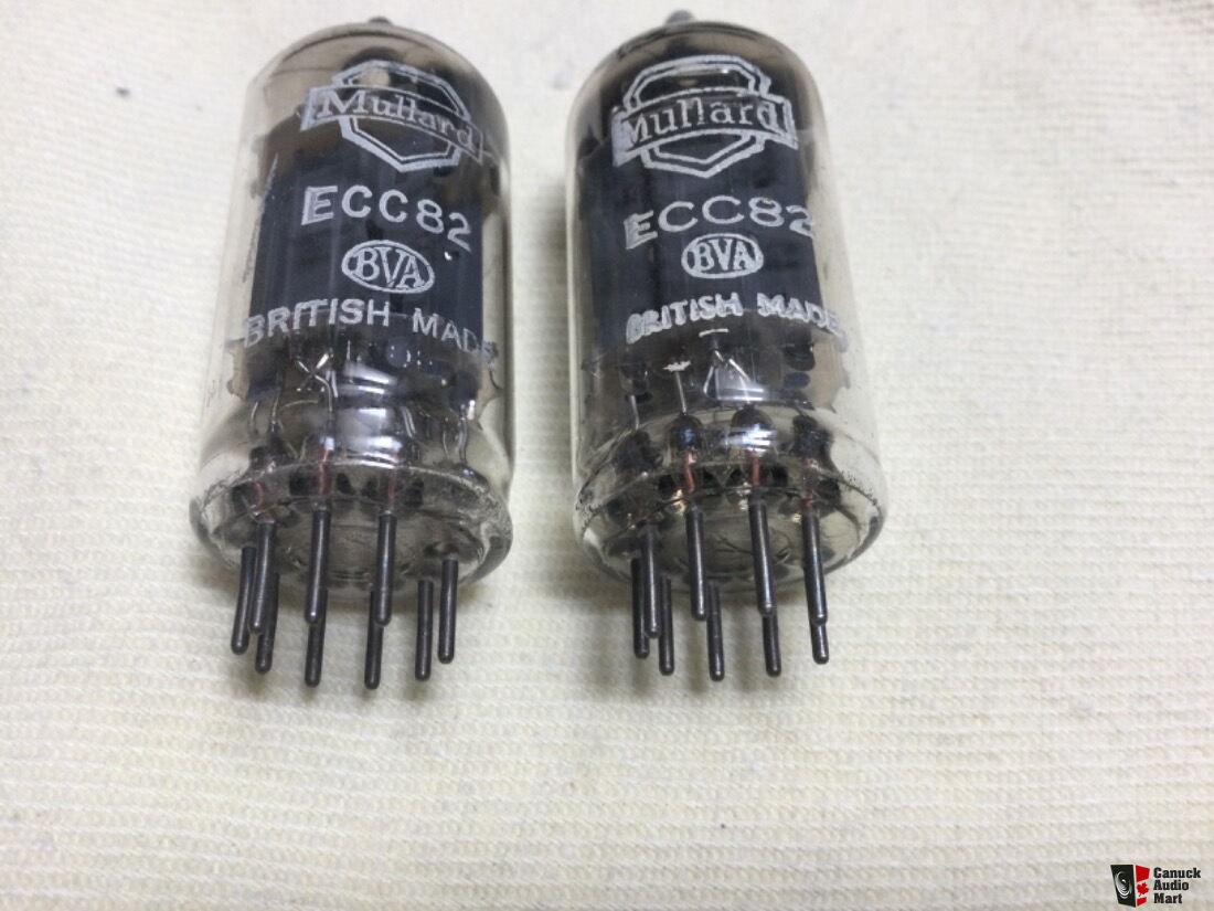 Mullard 12AU7 Match Pair Test Strong Audio Preamplifier Tubes Photo ...