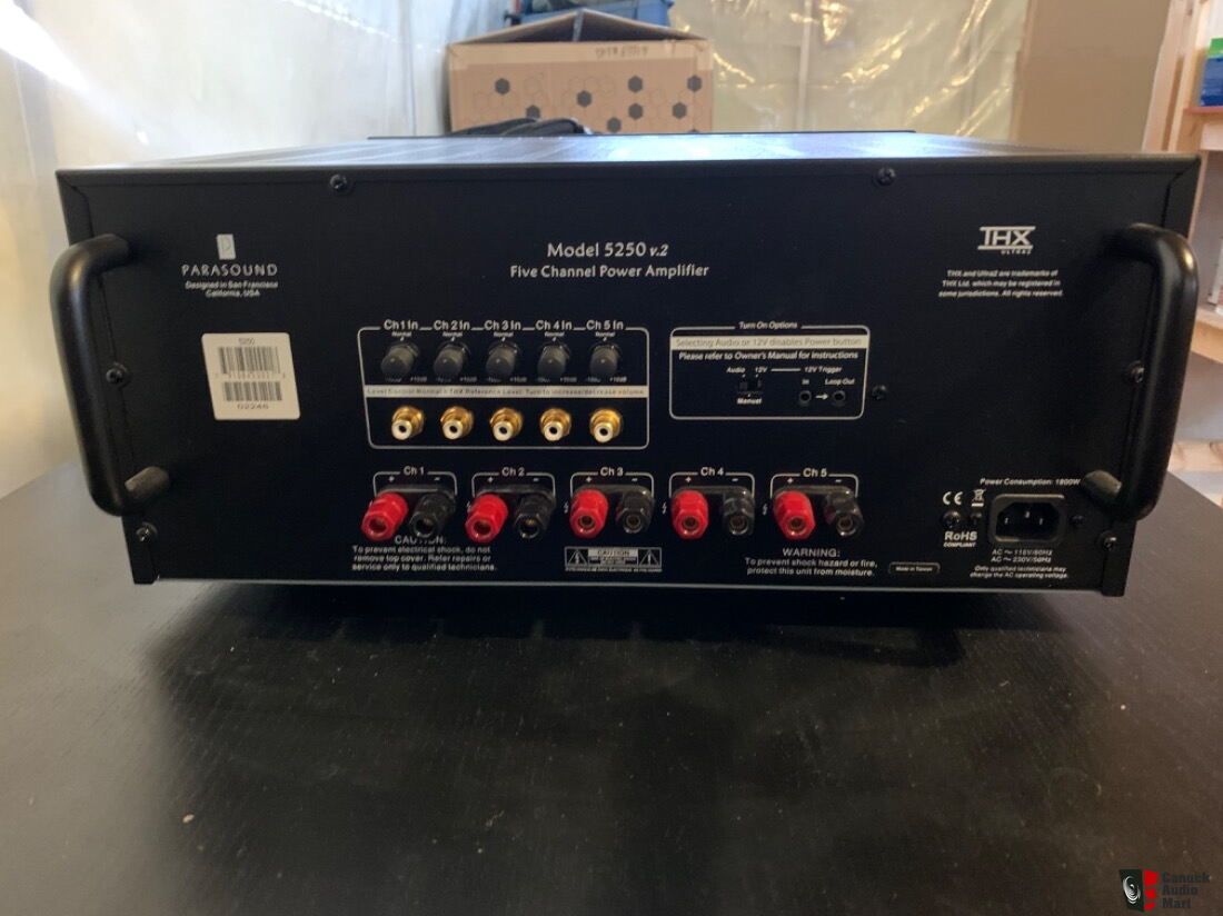 Parasound 5250 v2 5 channel amplifier Photo #3850803 - Canuck Audio Mart