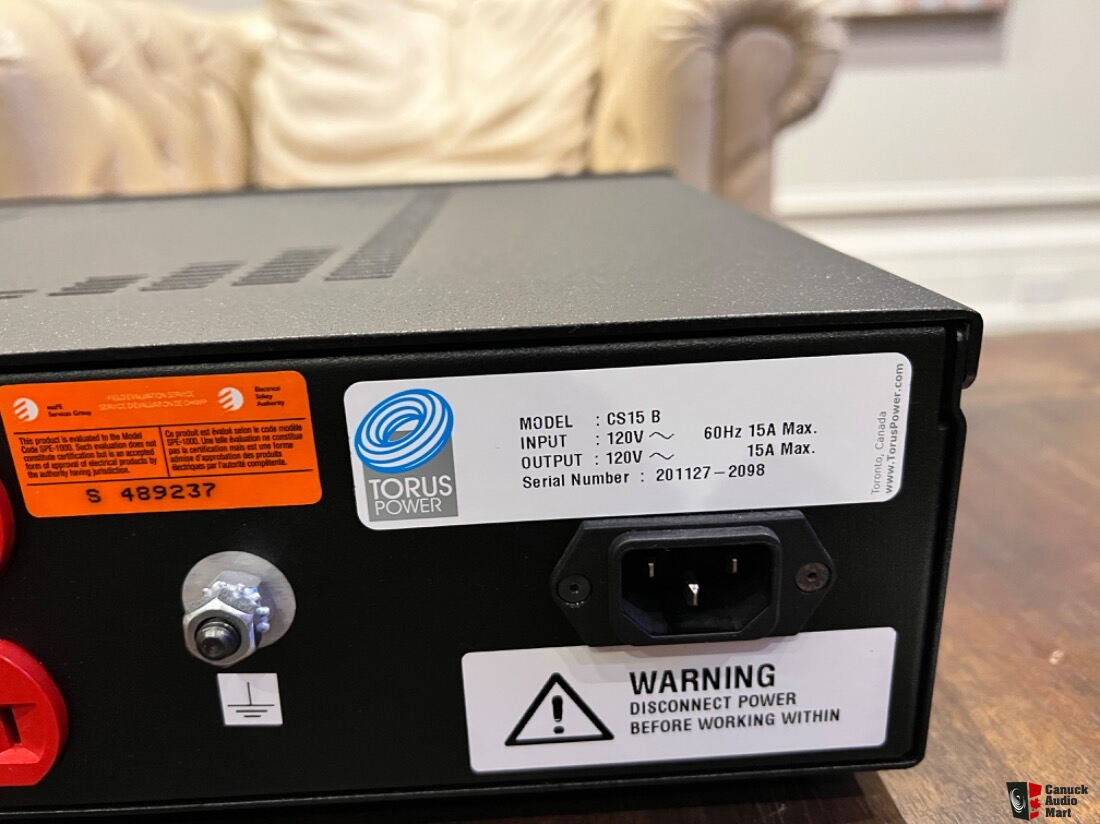 Torus Power CS15 power conditioner Photo #3851665 - Canuck Audio Mart