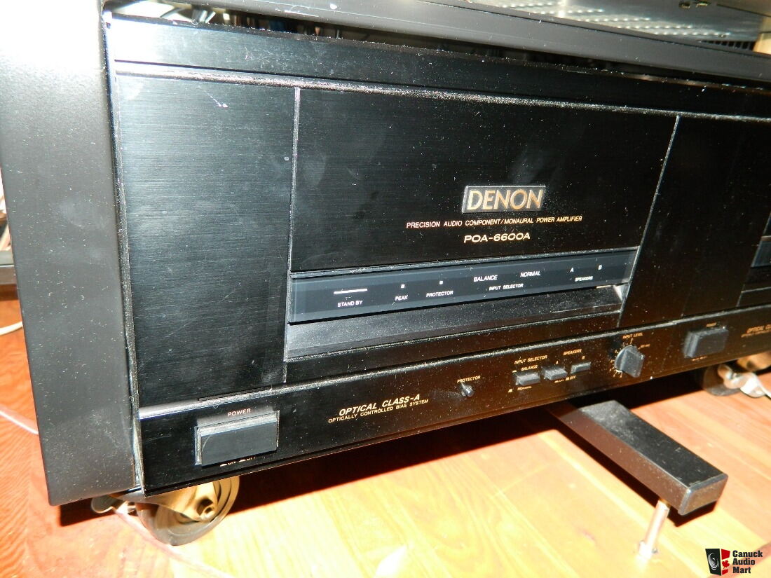 Denon PRA-1100 Pre-Amp & Denon POA-6600A Mono Power Amps Photo #3853516 ...
