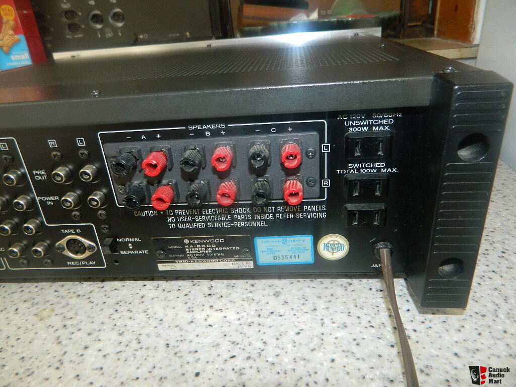 Kenwood KA 8300 Integrated Amp with Original Manual Very Nice Cosmetics ...