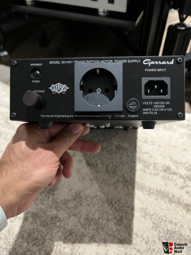 Power Supply for Gerard 301/401 turntable Photo #3858790 - Canuck Audio ...