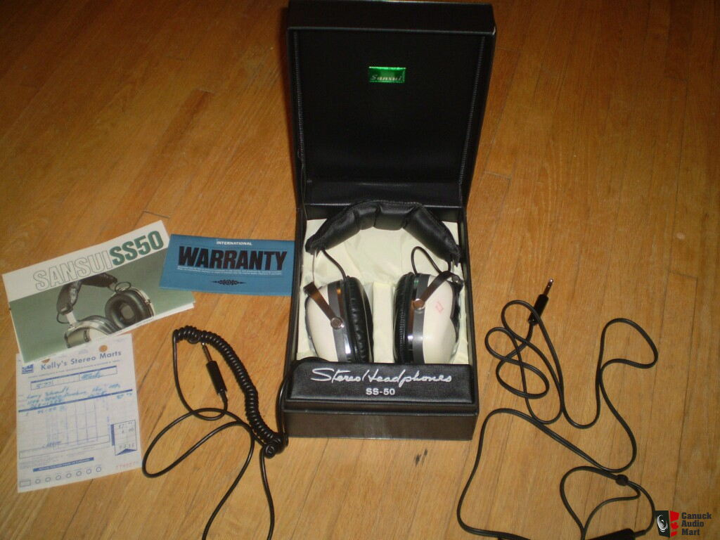 Vintage Sansui SS 50 Headphones For Sale Or Trade - Canuck Audio Mart