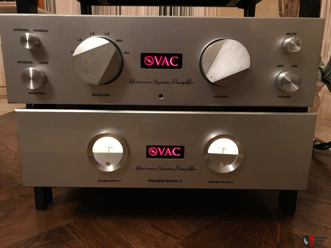 VAC Renaissance Signature Mk2 Pre Amp with Phono For Sale - Canuck ...