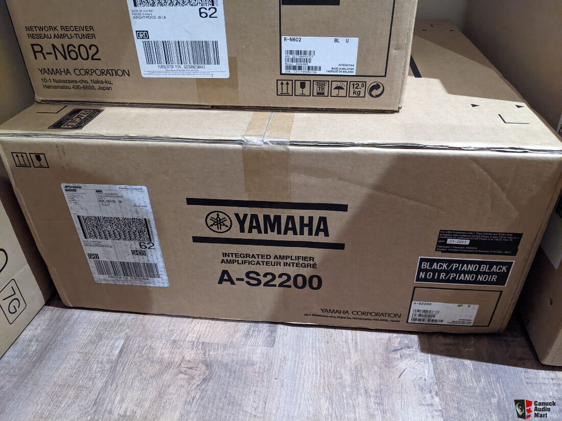 Yamaha A-S2200 Int Amp: NEW-in-BOX, Full Wrnty; Free Ship; Contact 4 ...
