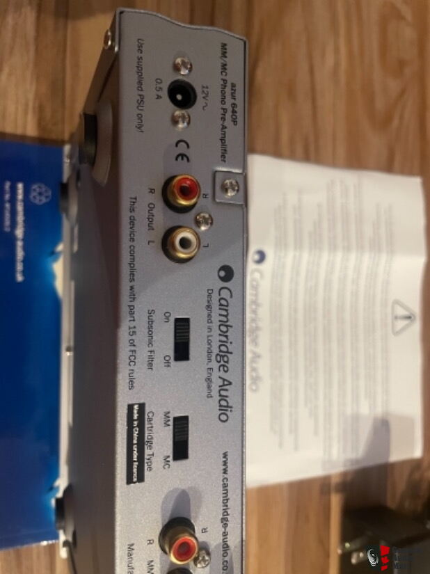 Pending Cambridge Audio AZUR 640P-S Phono Preamp MM/MC Photo #3864563 ...