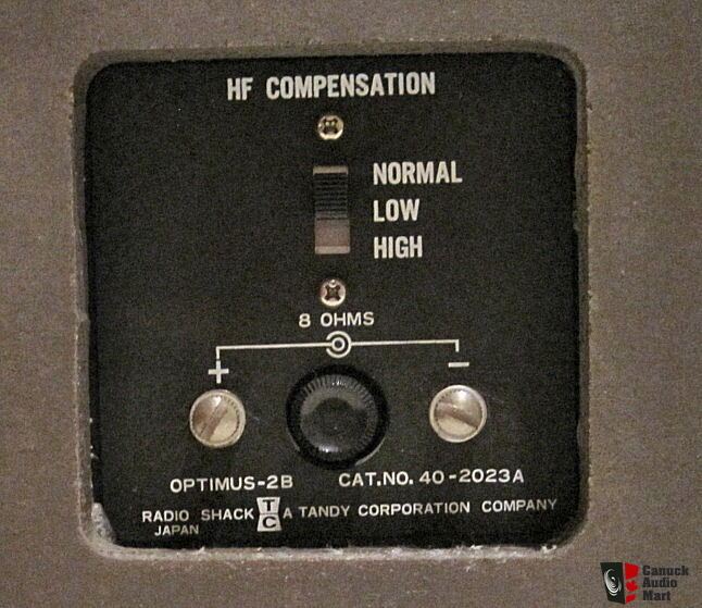 Nice Vintage Radio Shack Speakers OPTIMUS 2B Cat. No. 40-2023A Photo ...