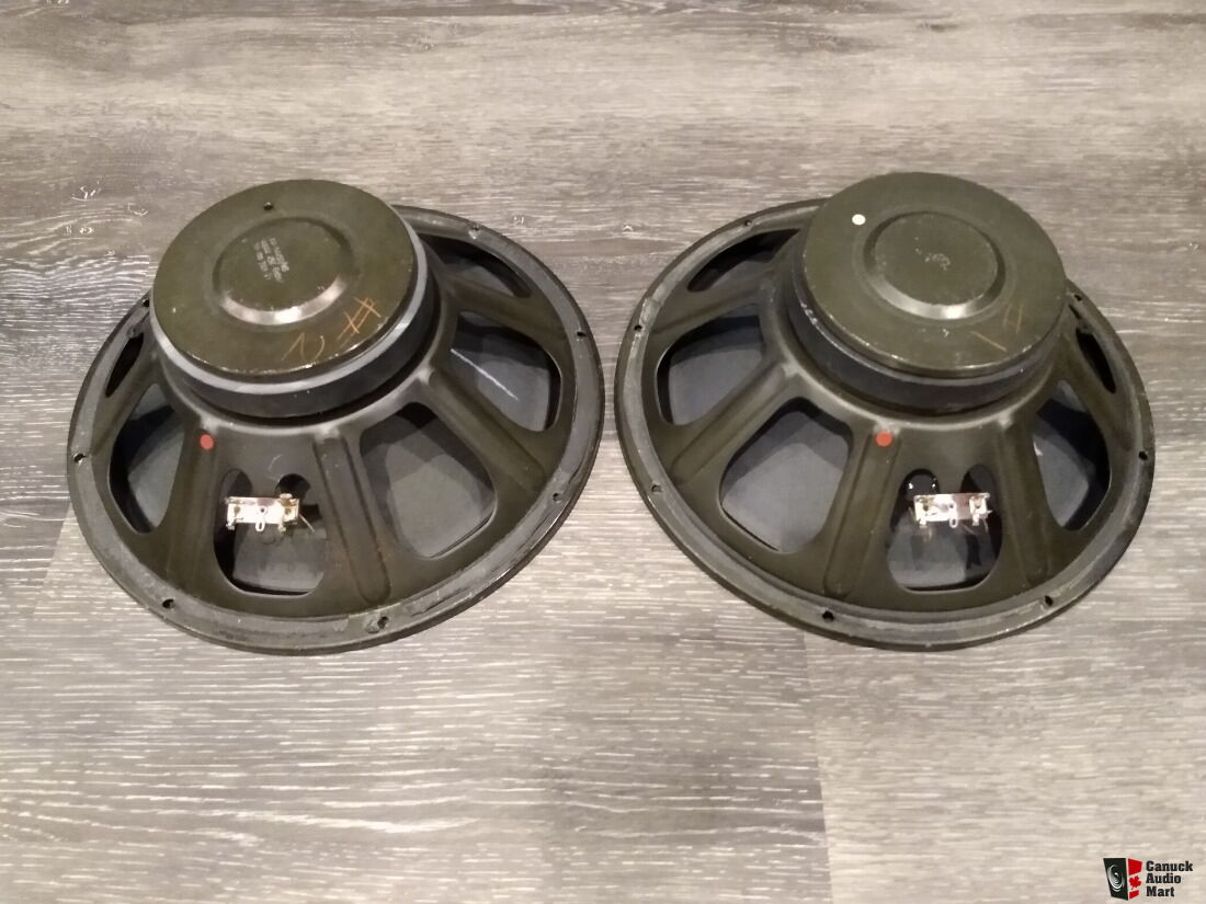 Pair of Vintage Philips 12" Woofers Photo #3868642 - Canuck Audio Mart