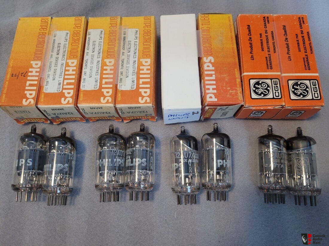 NOS 12AU7A - Honeywell; RCA Clear Top; Philips QR; NOS 12AT7/ECC81 ...