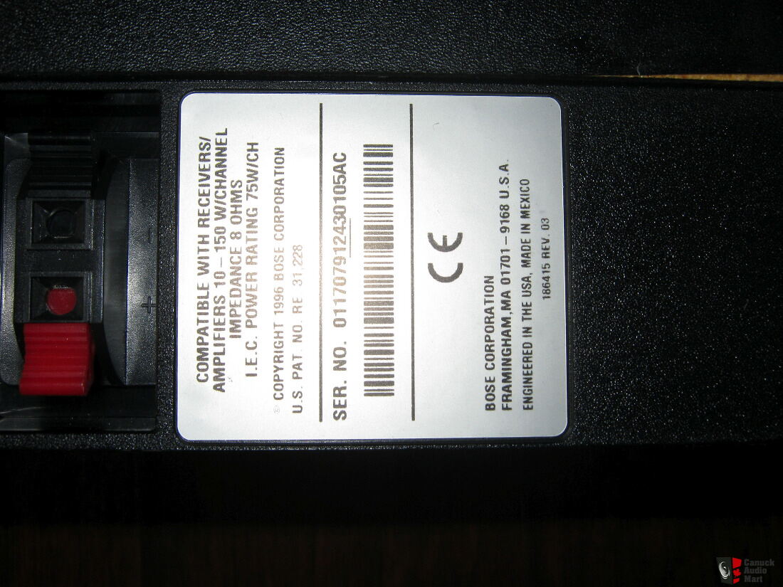 Bose 301 Series IV pair with WB-3 wall mounting brackets Photo #3869523 ...