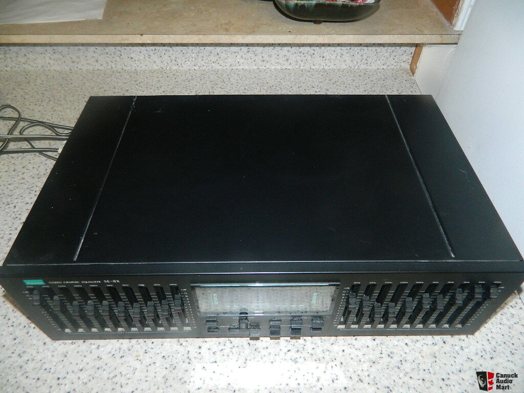 Sansui SE- 8X Stereo Graphic Equalizer Spectrum Analyzer Working Photo ...