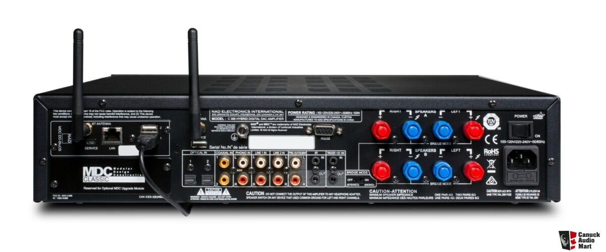NEWER PRICE FOR NAD C388 Integrated Amplifier With BluOS Card Installed NEWER PRICE FOR NAD C388 Integrated Amplifier With BluOS Card Installed
