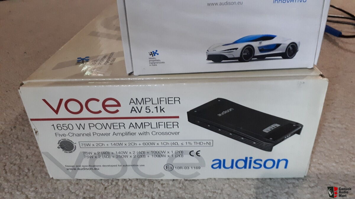 Audison voce 5.1k + VCRA remote For Sale - Canuck Audio Mart