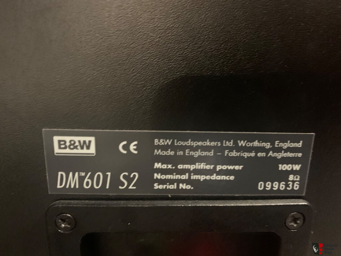 Bowers & Wilkins B&W DM 601 S2 Speakers 100 Watts 8 Ohms Photo #3871788 ...