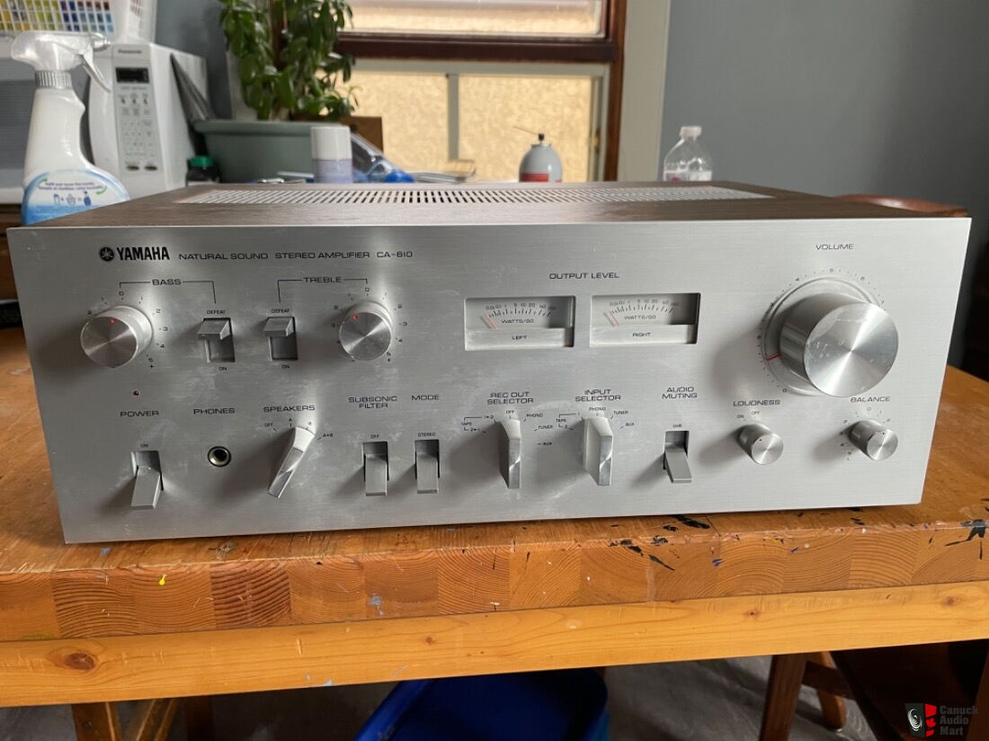 Yamaha CA-610 Amp ($250) and TC511S Cassete( deck is sold) For Sale ...