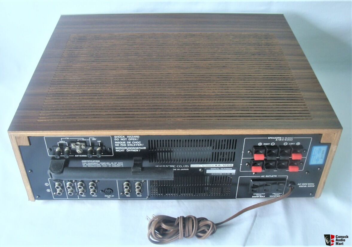 Vintage Akai Model AA 1200 Stereo FM/AM Receiver Nice Condition Photo ...