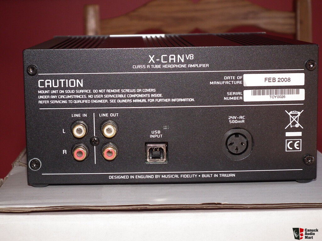 Musical Fidelity X-CAN V8 Headphone Hybrid Amplifier Photo #388728 ...
