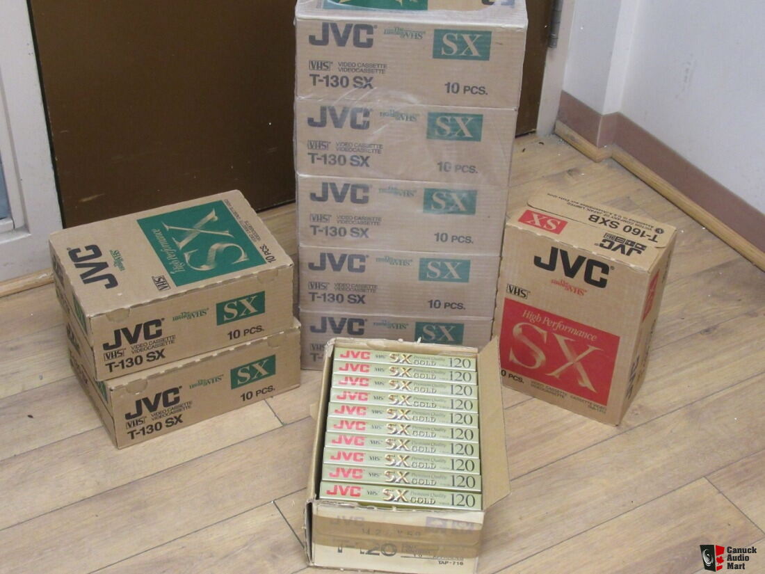 VCR Video Cassette Tape Tapes JVC VHS 90 Tapes new sealed Photo ...