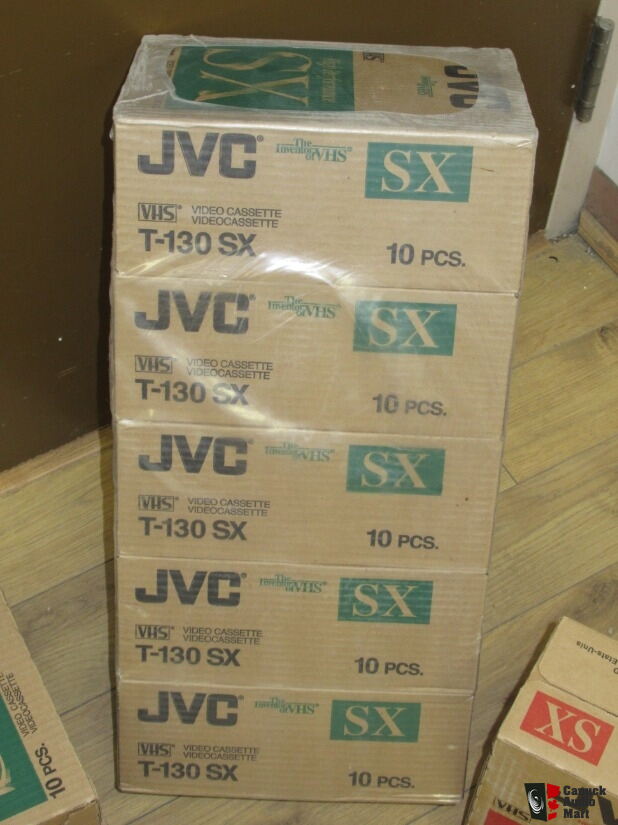 VCR Video Cassette Tape Tapes JVC VHS 90 Tapes new sealed Photo ...