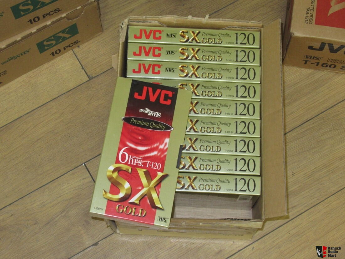 VCR Video Cassette Tape Tapes JVC VHS 90 Tapes new sealed Photo ...