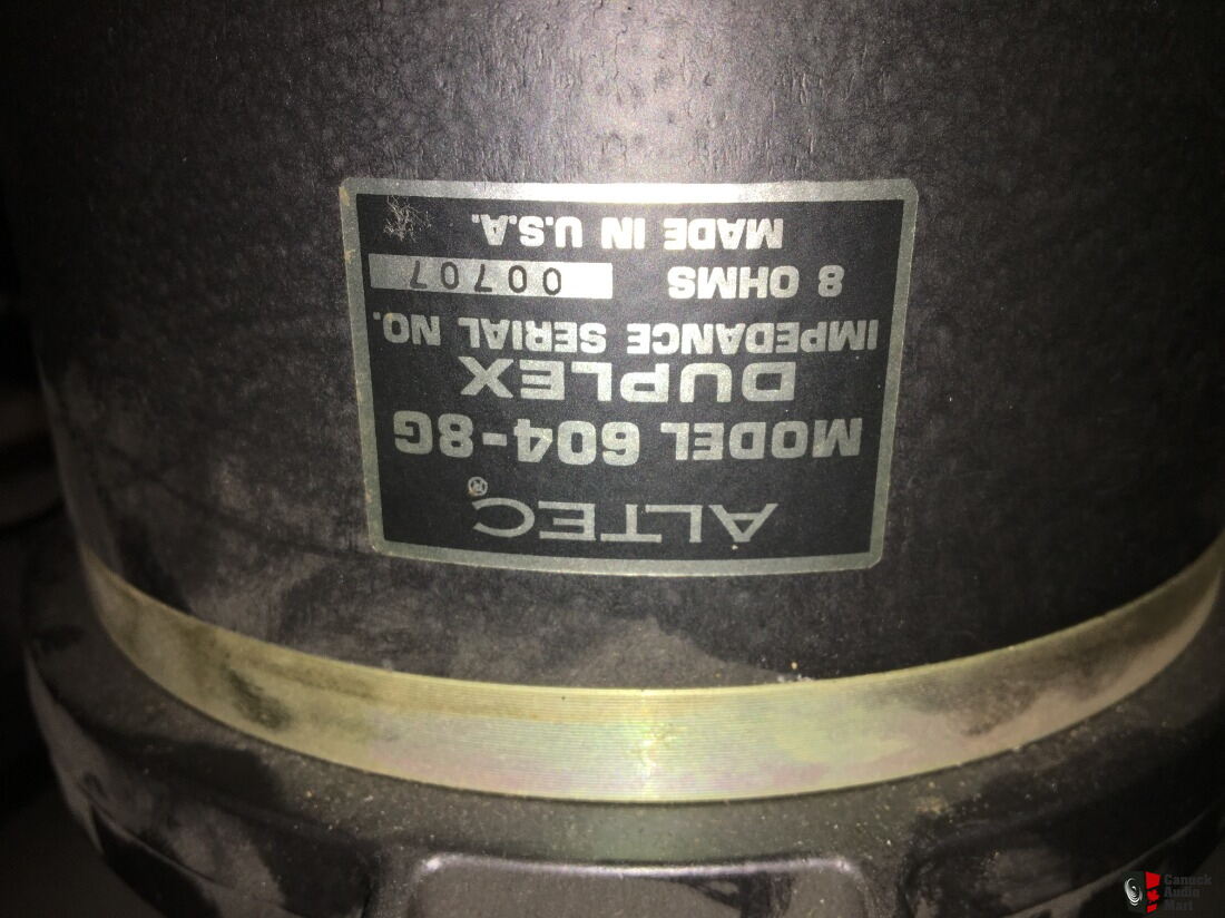 Altec Stonehenge III drivers and faceplate
