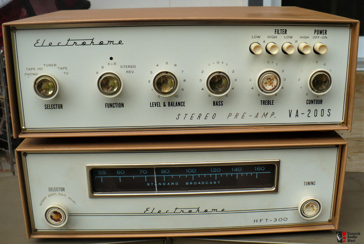 WOW Electrohome VA-200s PA-600 Amplifiers Electrohome HFT 300 Tuner ...