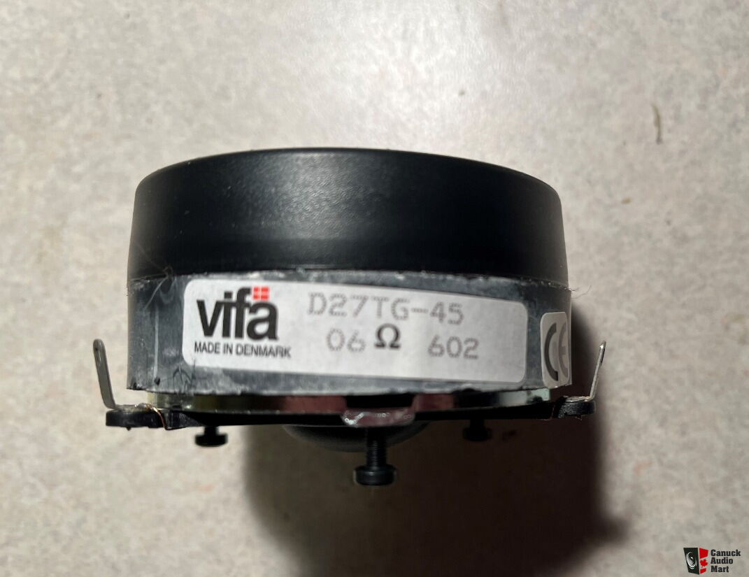 Vifa D27TG-45 tweeters w/o faceplates Photo #3896485 - Canuck Audio Mart
