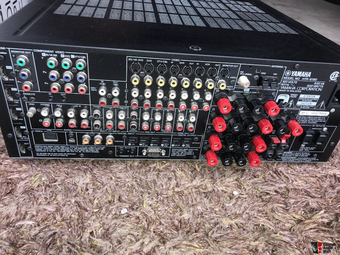 Yamaha HTR-6190 7.1-Channel 130W HT V1.3a Receiver, like new Photo ...