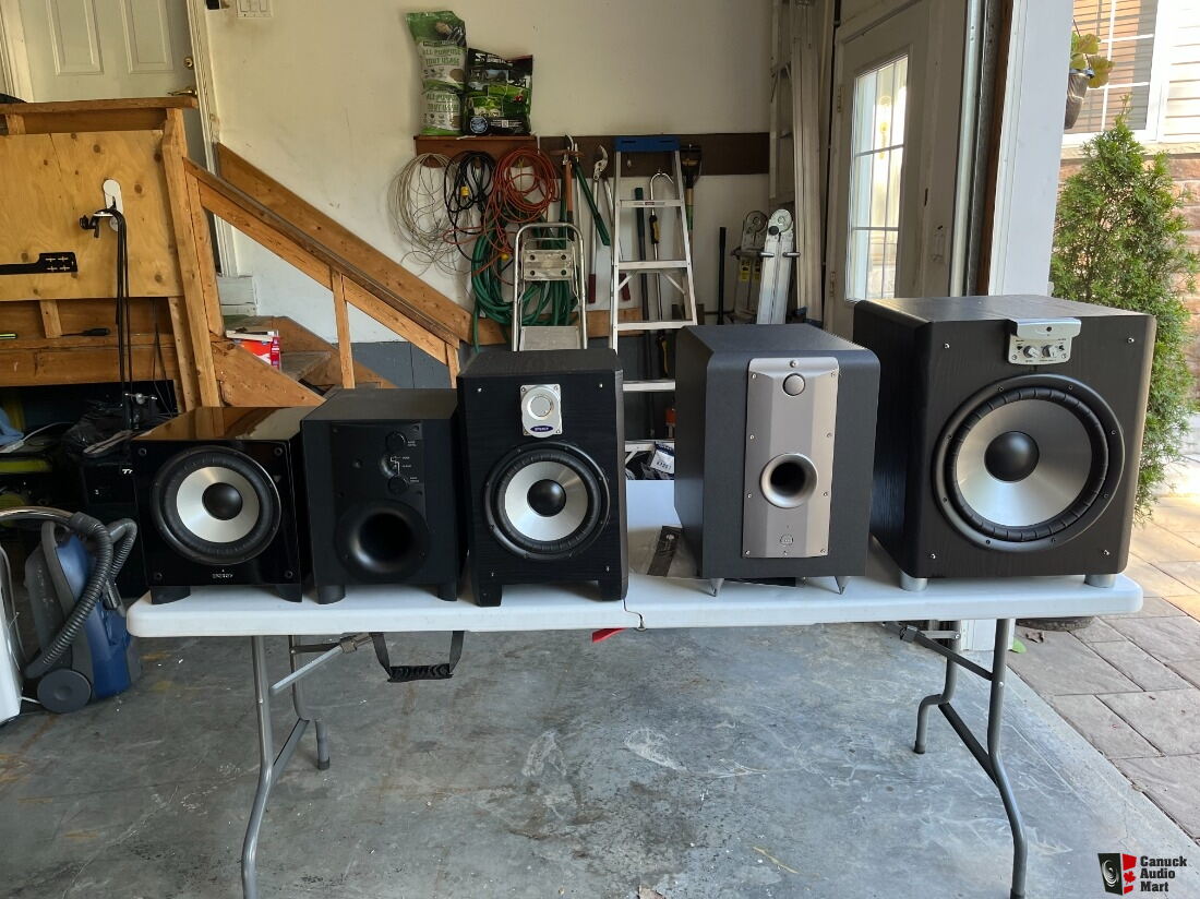 Energy/Mirage/Athena Powered subwoofers, 500 watt Sub rack amps ...