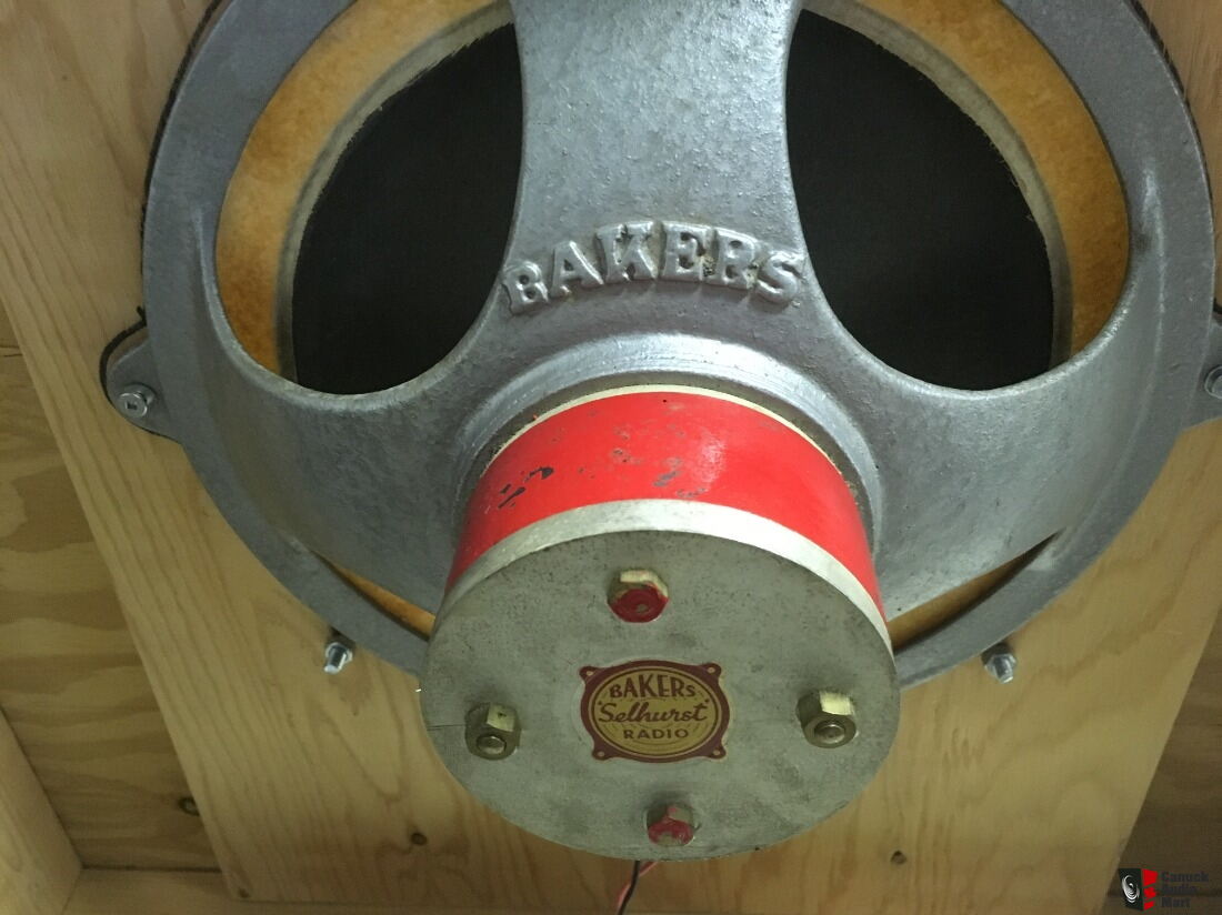 Bakers Selhurst 12B Triple cone Full Range 12 inch loudspeaker ...