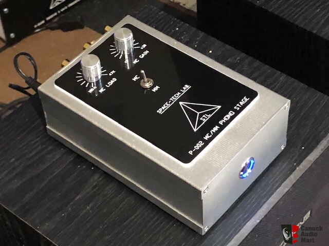 Space-Tech Lab. P-002 MC + MM phono stage with variable MC gain and ...