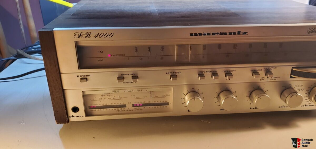 Vintage Marantz SR 4000 Stereo Receiver (NEEDS WORK) For Sale - UK ...