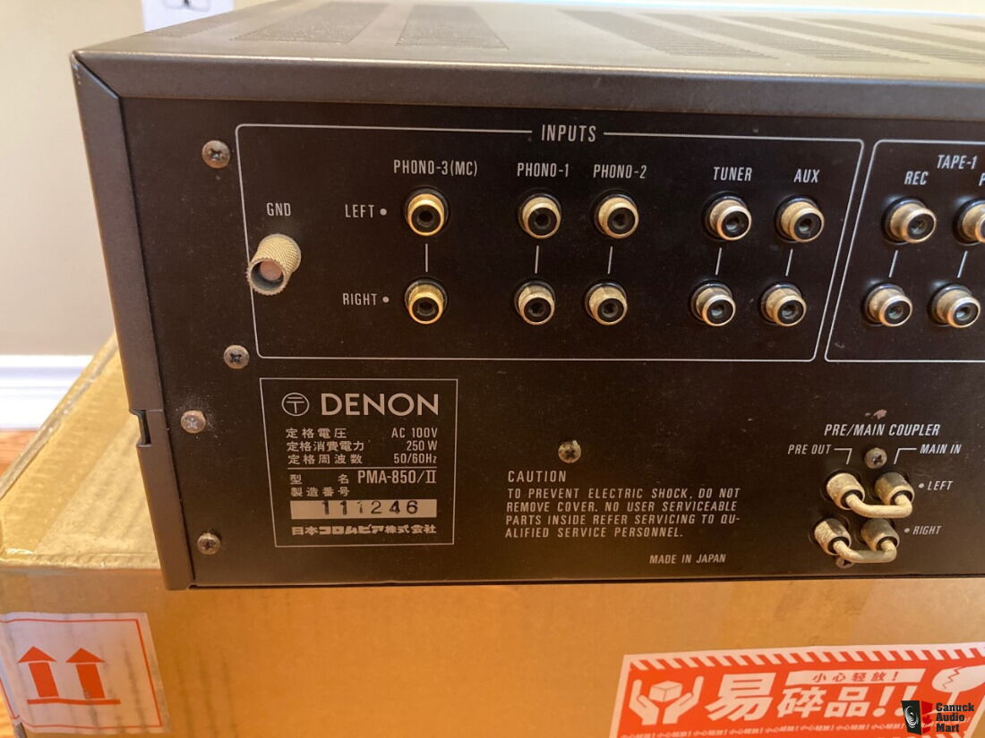 Denon PMA-850 II Class "A" amplifier in excellent condition with ...