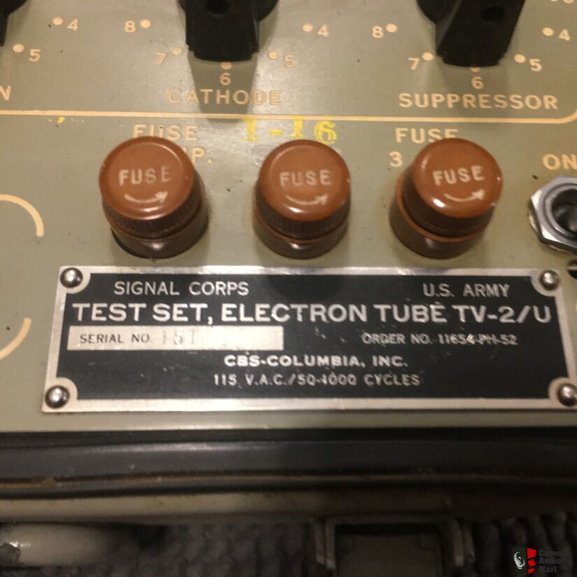 TV2/U Military Tube Tester EXCELLENT Condition Photo #3912784 - Canuck ...
